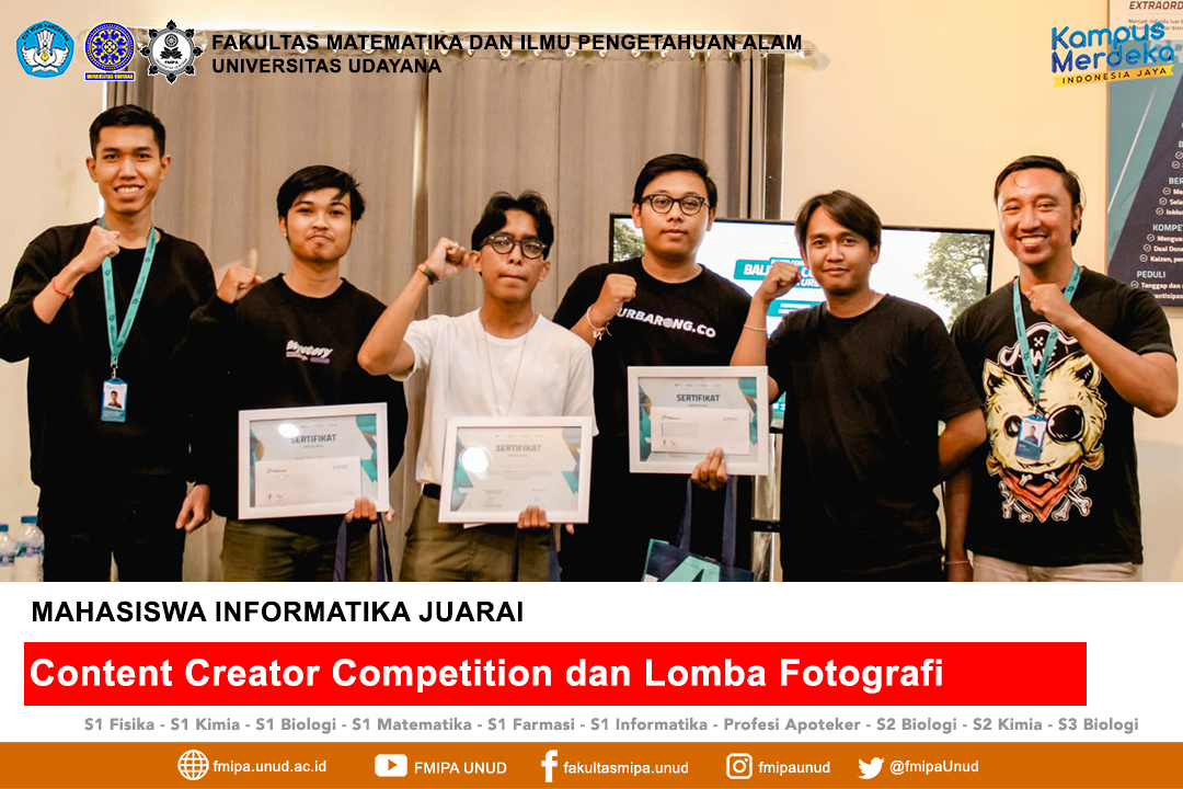 Mahasiswa Informatika Unud Juara Content Creator Competition - Bali ...