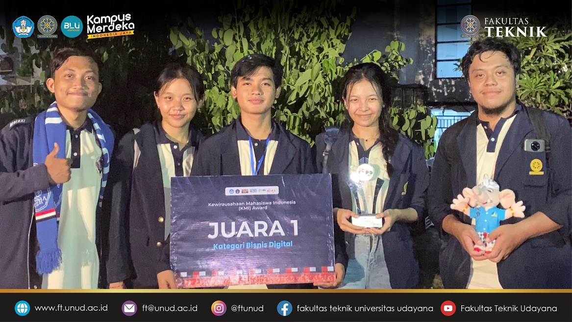 Tim Aquamarin FT Unud Raih Juara 1 Lomba Kewirausahaan KMI Expo 2023 - Bali Politika