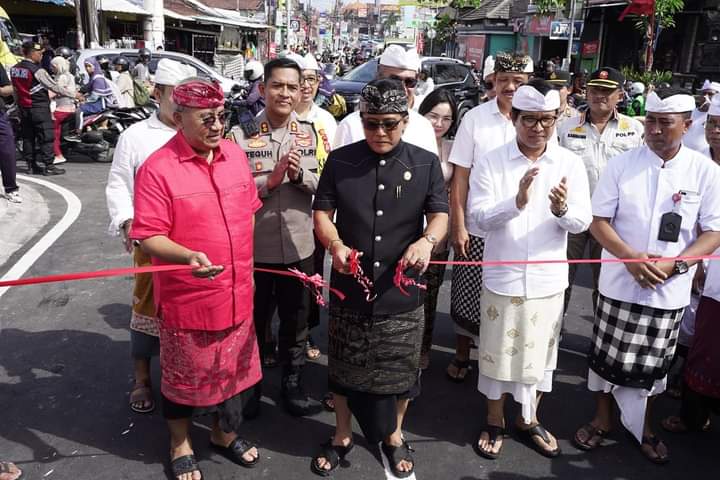 Urai Kemacetan di Kuta Utara , Giri Prasta Resmikan Jalan Pintas Canggu ...