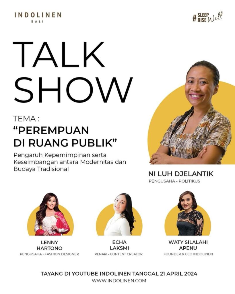Indolinen Hadirkan Niluh Djelantik - Bali Politika