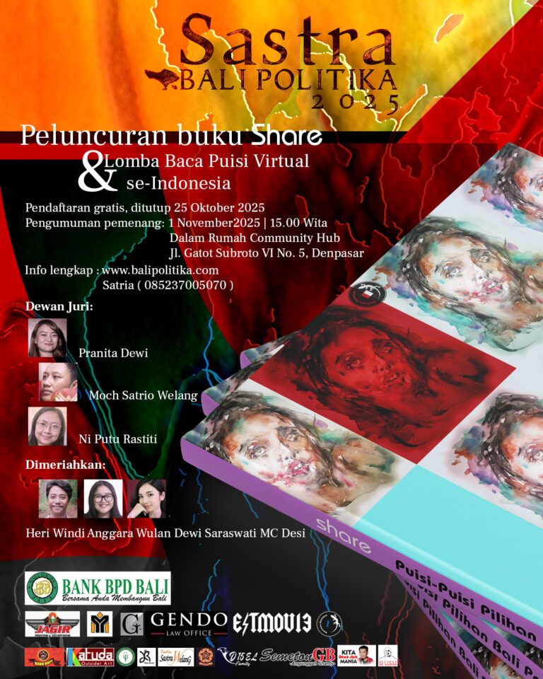 Syarat dan Ketentuan Lomba Baca Puisi Sastra Balipolitika 2025 Nasional ...