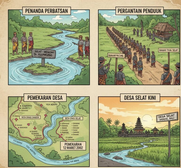 Selat Sang Penanda Batas, Menguak Asal-Usul Desa Perbatasan